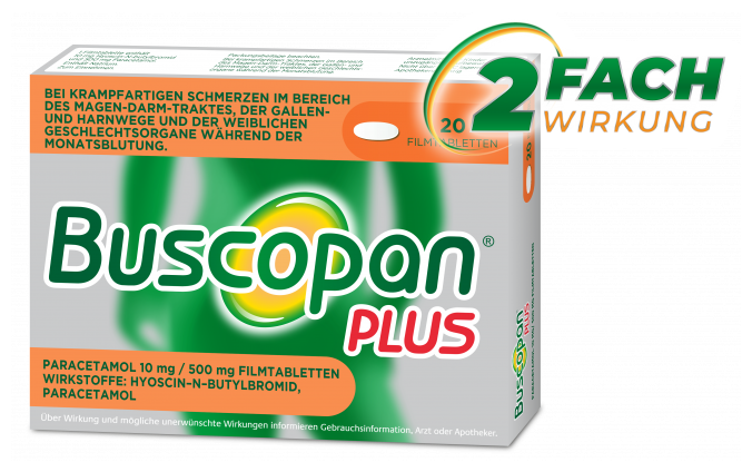 Buscopan plus Paracetamol 10 mg/ 500 mg Filmtabletten kaufen | Valsona.de